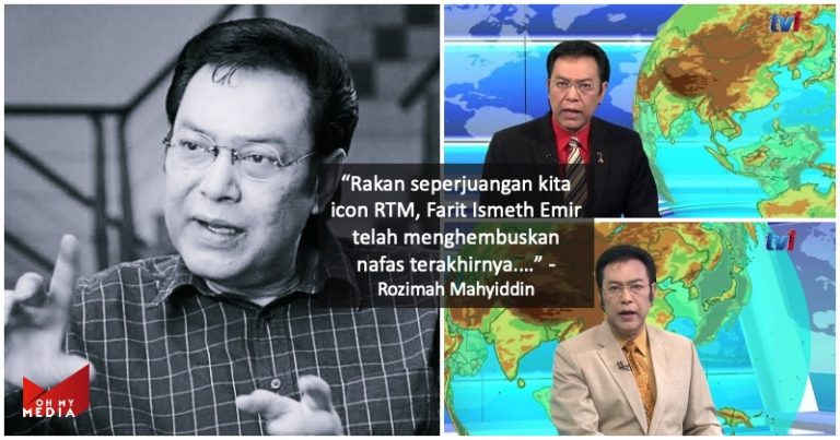 Pembaca berita RTM, Farit Ismeth Emir meninggal dunia