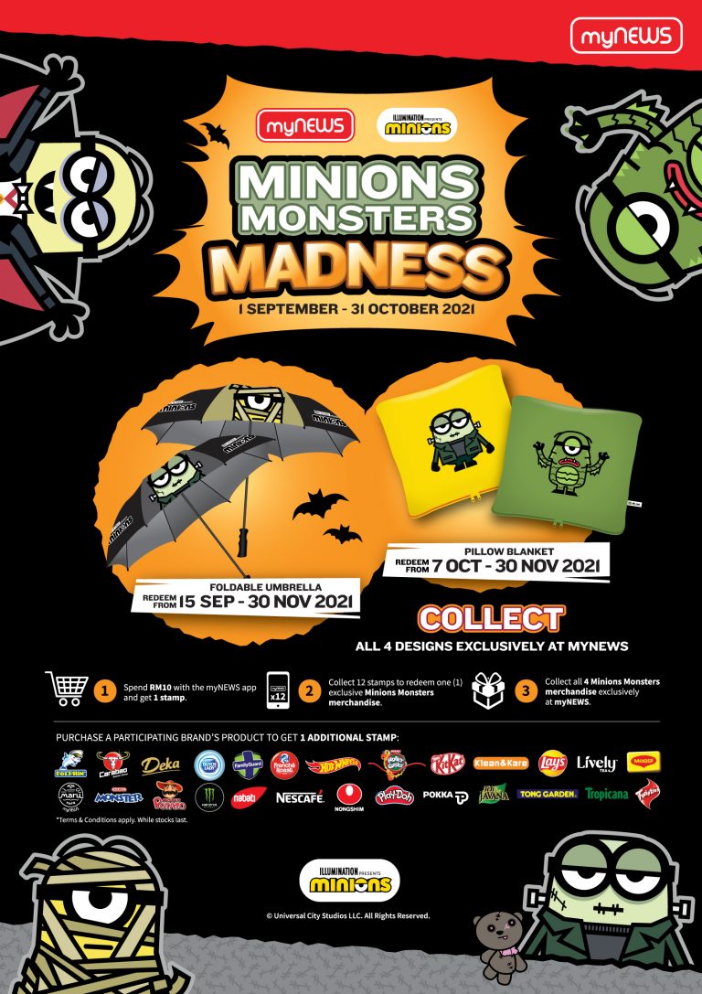 Minions Monsters Madness, koleksi unik edisi terhad hanya ada di myNEWS!