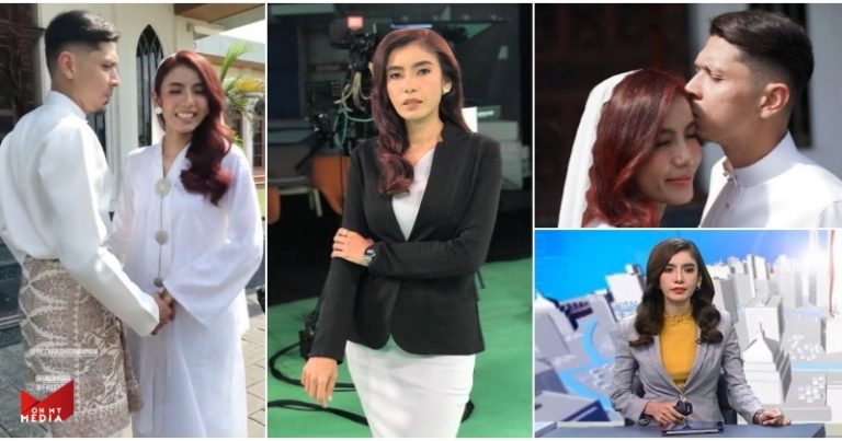 Tak minta duit hantaran, pembaca berita TV3 Azaria Tagaya selamat bernikah