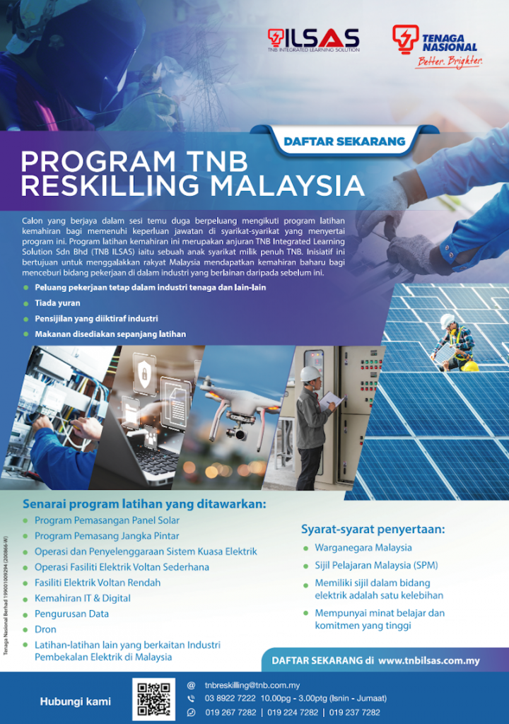 Inisiatif mulia TNB Reskilling Malaysia bantu rakyat dapatkan pekerjaan