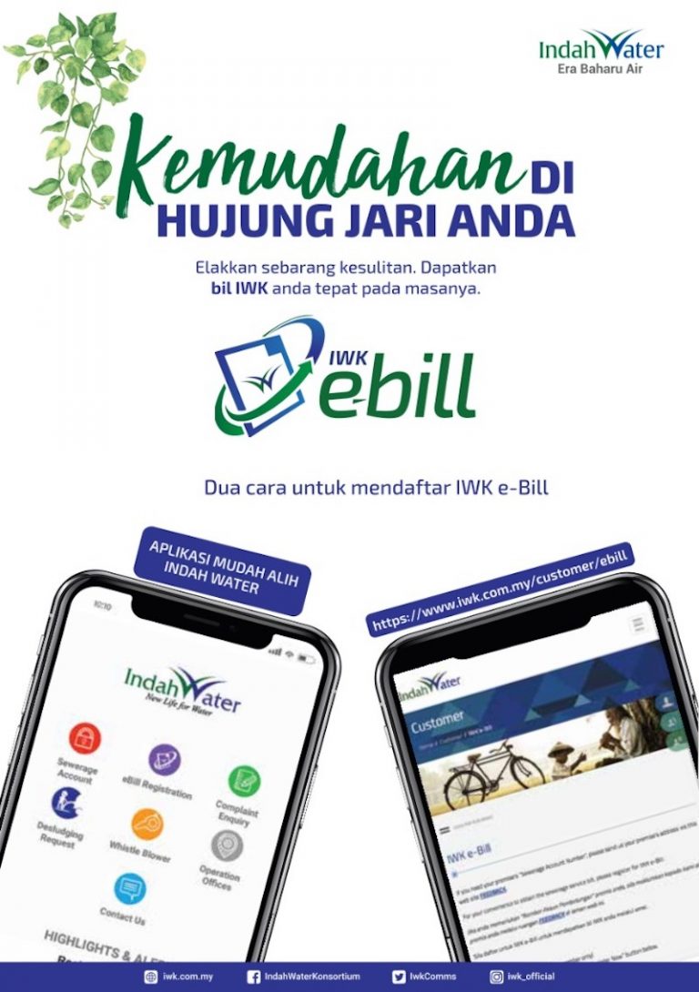 Aplikasi Indah Water mudahkan pengguna, buat aduan & bayar bil di ...