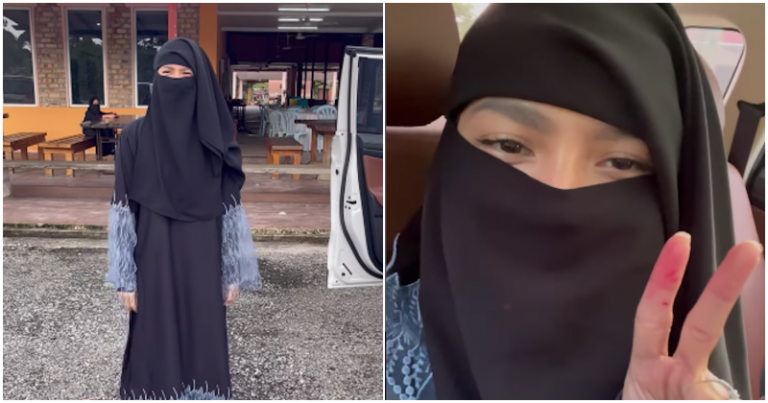 Hadir majlis ilmu, penampilan berpurdah Aprena Manrose raih perhatian ...