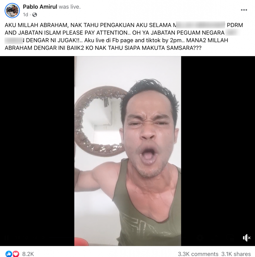 Pablo Amirul buat pendedahan tentang ajaran sesat, dakwa kekasih ...