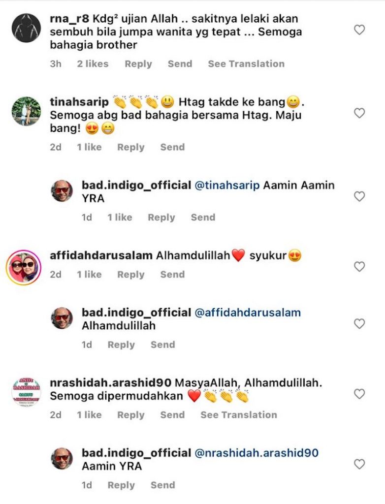 Bad Indigo 'happy', kini jumpa pengganti - "Saya bahagia yang melampau"