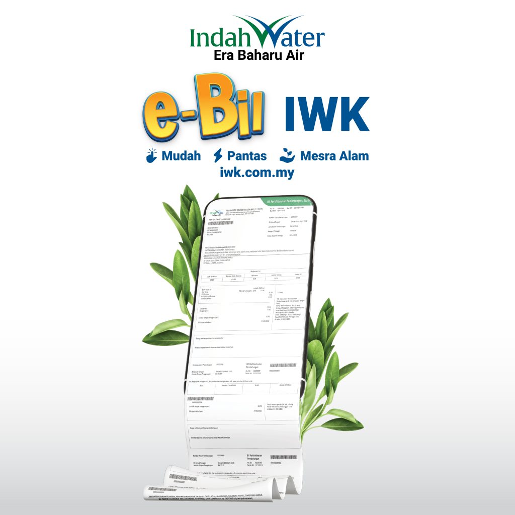 IWK e-Bil jer bantu cepatkan urusan, tekan2 telefon semua boleh 'settle!