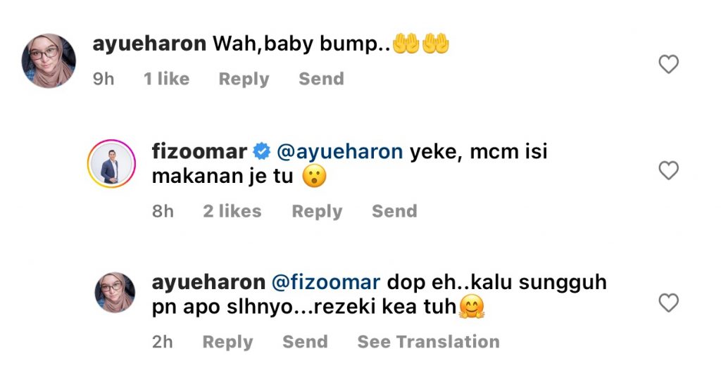 Nampak macam 'baby bump', netizen dakwa isteri Fizo Omar hamil lagi?