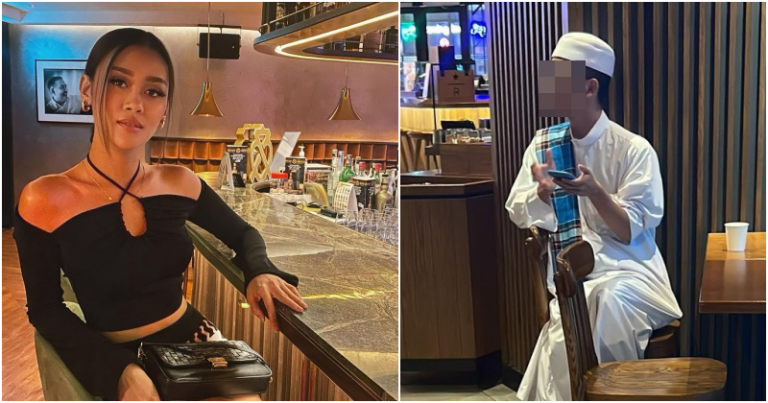 Lelaki berjubah ekori bekas Miss Universe Malaysia, siap calit minyak ...