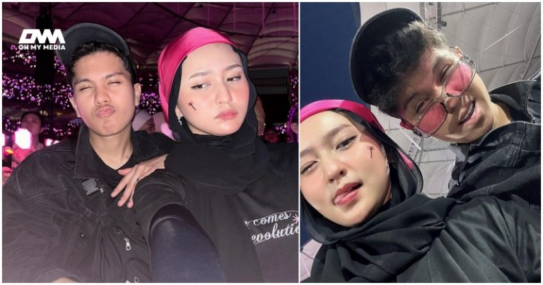 Nampak leher & telinga, netizen tegur penampilan isteri Haqiem Rusli