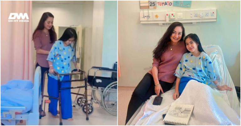 Maya Karin lawat Puteri Rafasya, sebak lihat pelakon cilik sukar berjalan