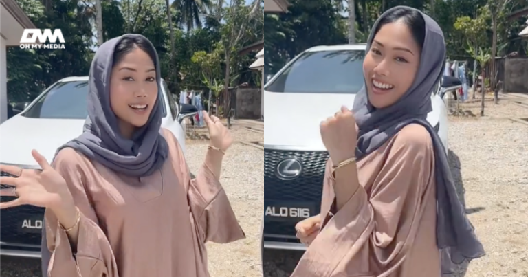 Tampil bertudung, Sabronzo Dolla seronok pulang beraya di Kelantan