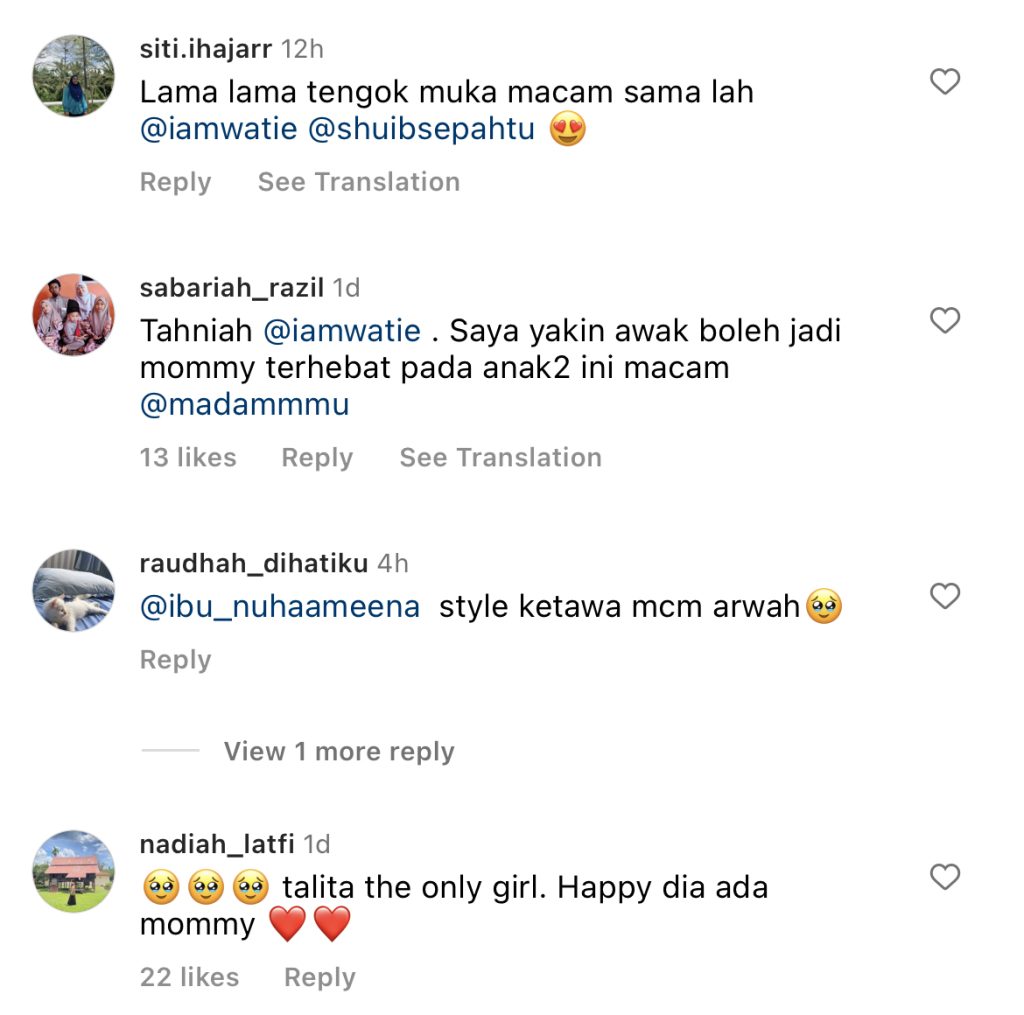 "Terima kasih pilih saya jadi 'mummy' awak" -Ucapan hari lahir Watie buat anak Shuib