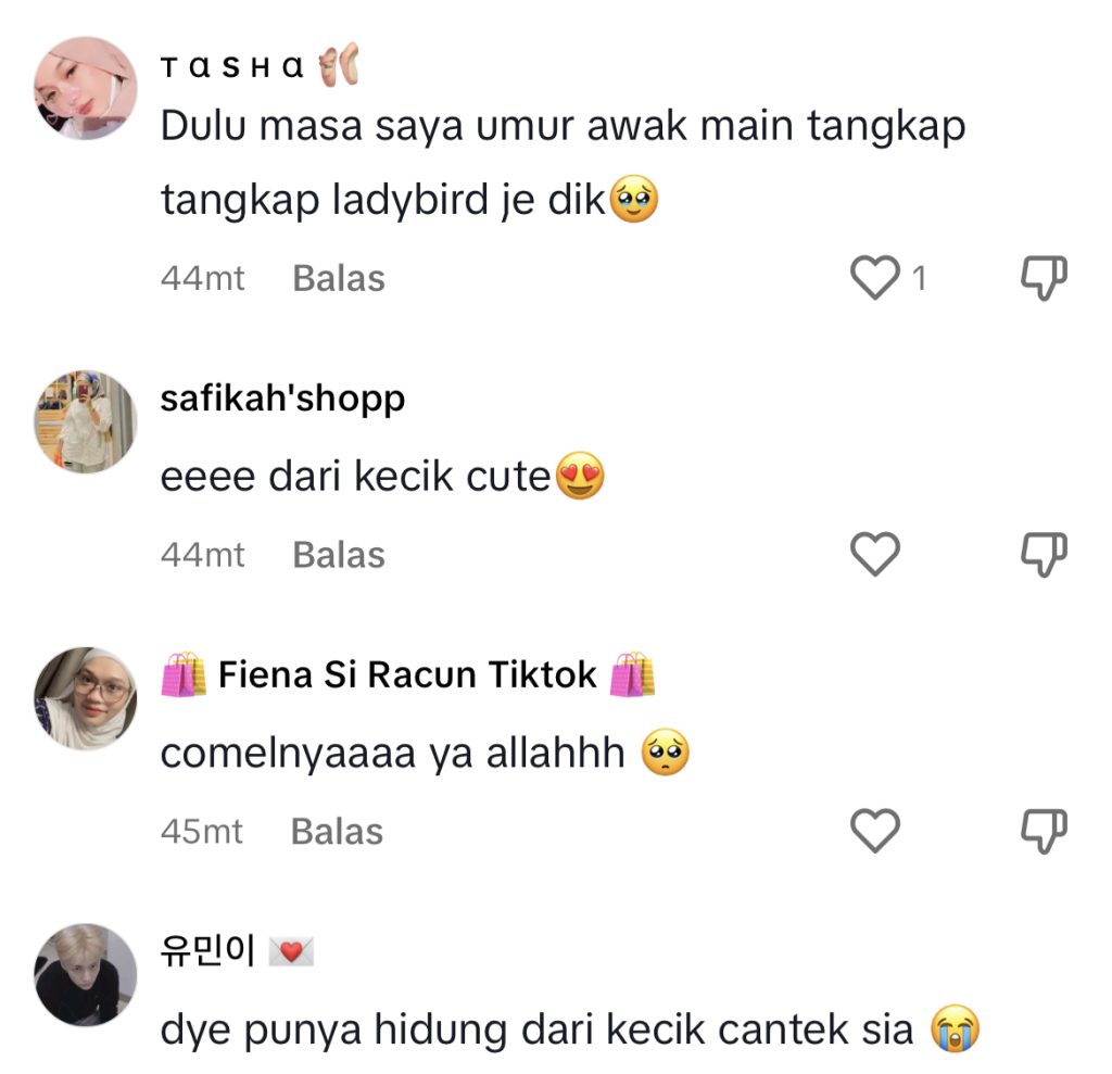 Siap menjeling lagi! Che Ta mengaku kalah tengok 'posing diva' anak sendiri