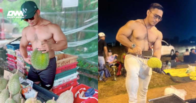 "Tiba2 rasa mengidam!"- Ramai menggeletis lihat duda sado jual durian