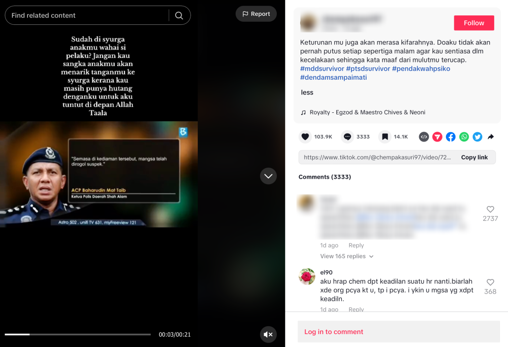 Akui jadi mangsa gangguan seksual, wanita doa keturunan pendakwah selebriti terima kifarah