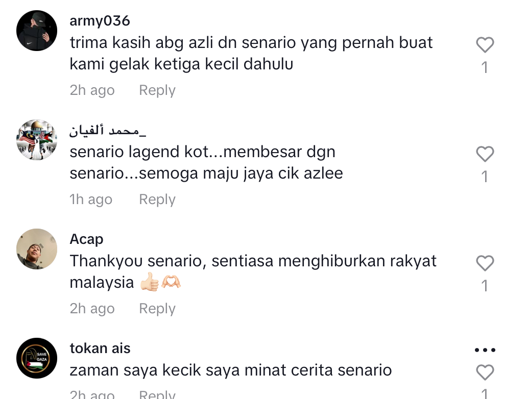 Azlee Senario menangis, terharu peminat beri 'gift' ketika live TikTok