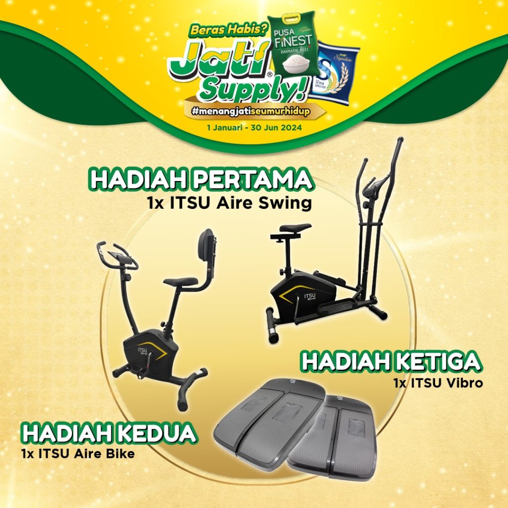 Beras habis? Jangan risau, JATI ‘supply’ Basmathi seumur hidup!