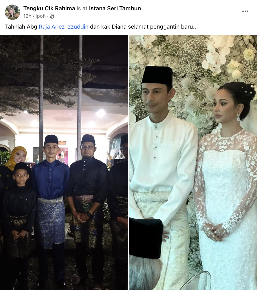 “Dari dia bersendirian kini berdua” -Posting Raja Azura dipenuhi ucapan ...