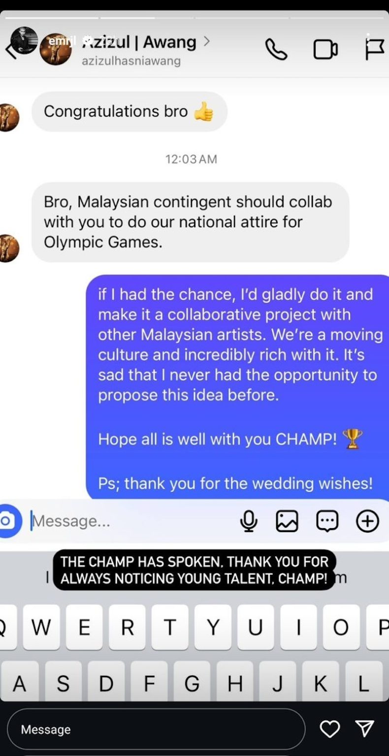 Tak berdiam diri, Azizulhasni Awang bersuara isu baju Sukan Olimpik negara