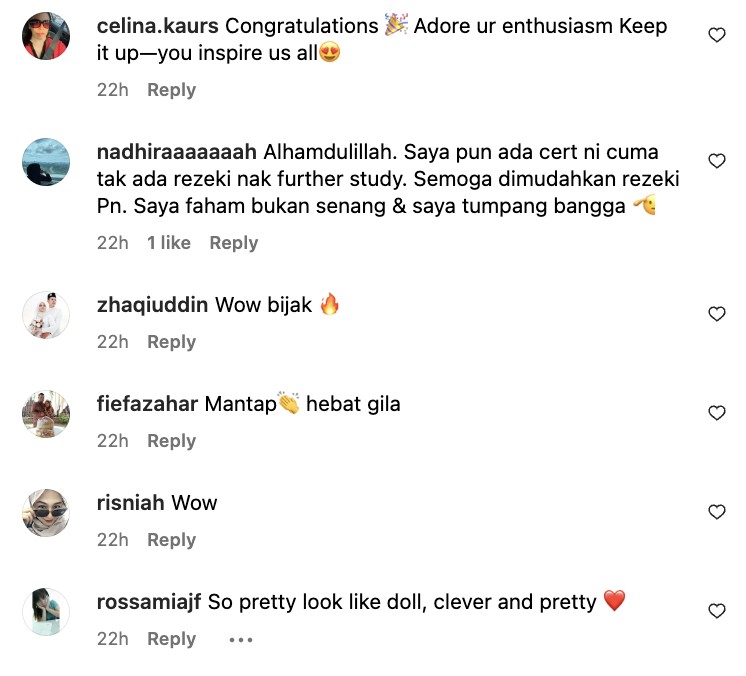 Hebatnya! Isteri Fizo Omar berjaya raih band 7 dalam IELTS