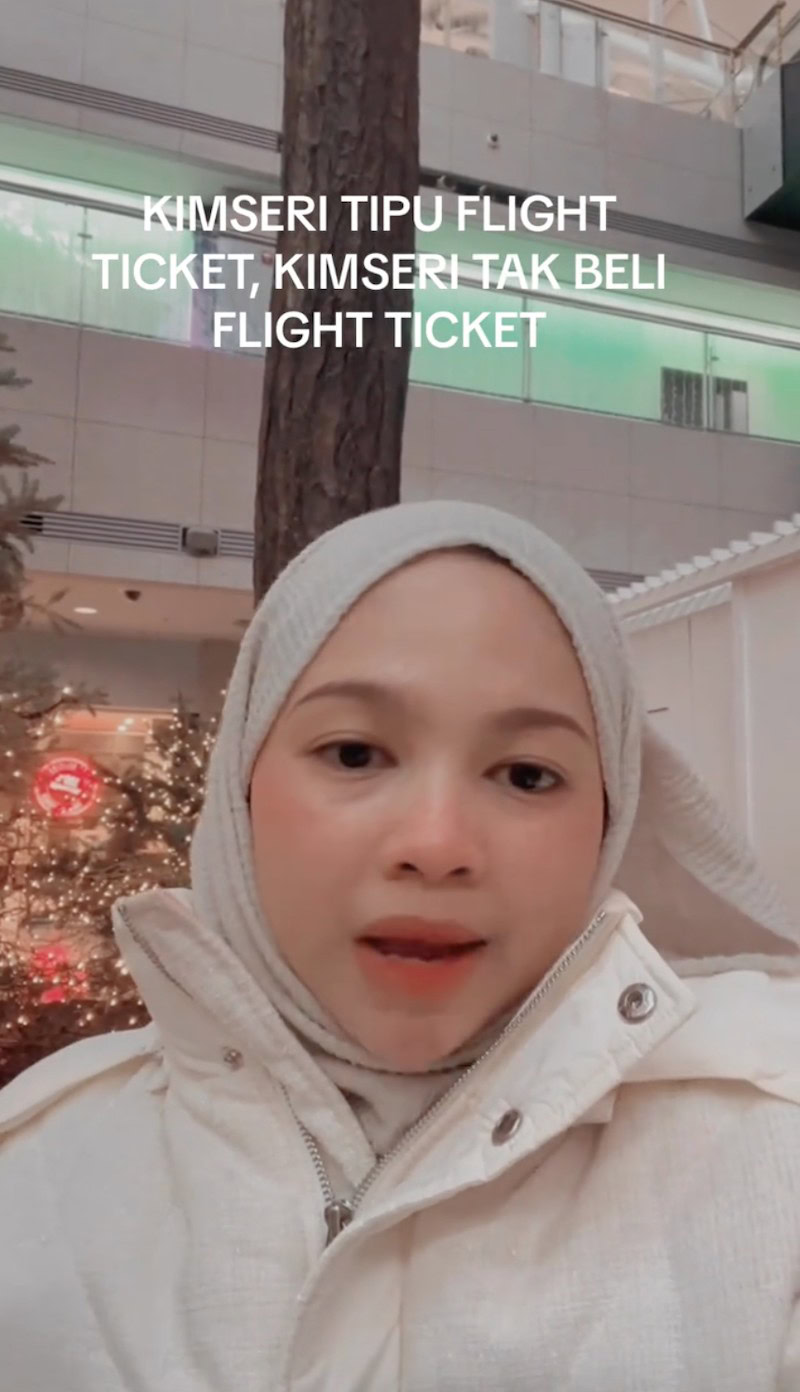 Wanita dakwa Kim Seri palsukan tiket flight, nama tiada dalam senarai ...