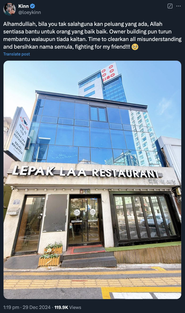 Teka-teki pempengaruh Malaysia boleh buka restoran di Korea Selatan ...